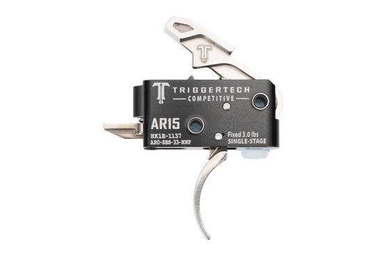 TriggerTech AR-15 Single-Stage Competitive Trigger - Curved Stainless